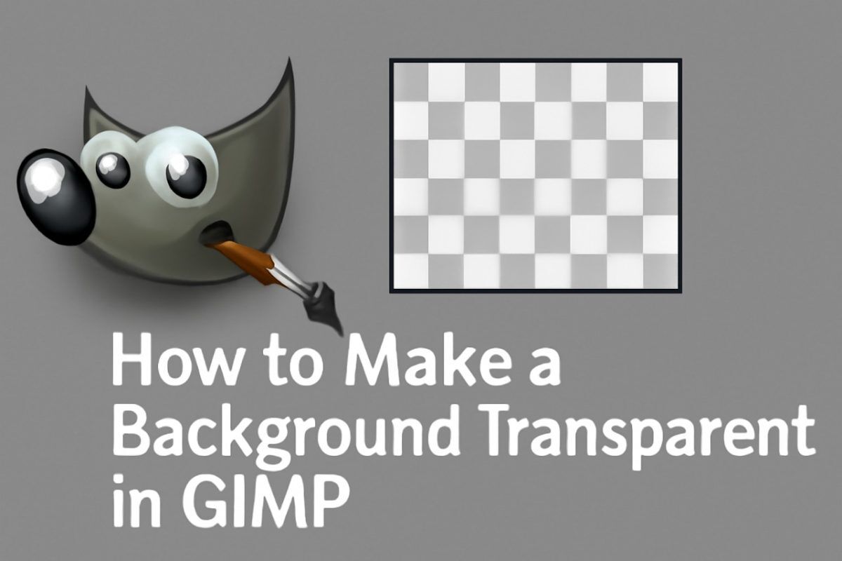 How to Make a Background Transparent in GIMP